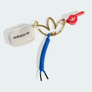 Adidas Key Chain - Gold Metallic / Semi Lucid Red / Blue