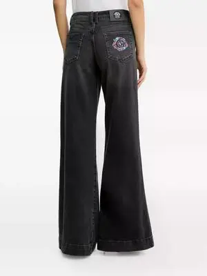 Versace Logo-embroidered Jeans