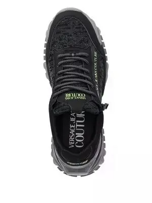 Versace Textured Logo Sneakers