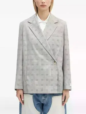 Kenzo Patterned Double-breasted Blazer