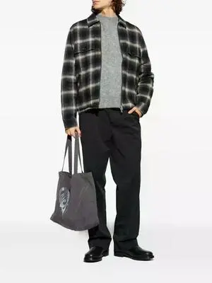ALLSAINTS Bayo Plaid Zip-up Overshirt
