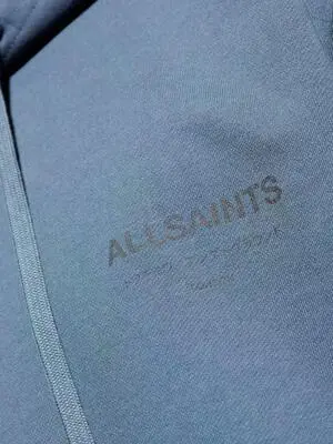 ALLSAINTS Logo-print Hoodie - Blue