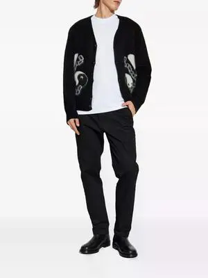 ALLSAINTS Reflection Button Cardigan - Black