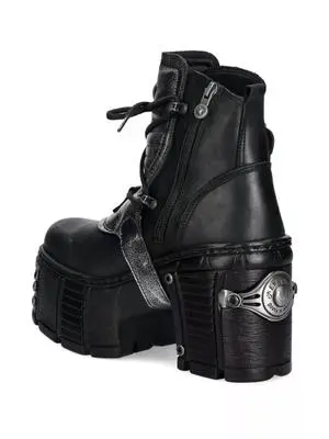 NEW ROCK 120mm Buckle Platform Boots