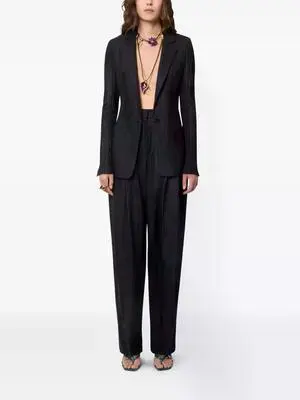 Nina Ricci Pinstriped Wide-leg Trousers
