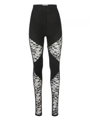 Nina Ricci Patchwork-lace Leggings