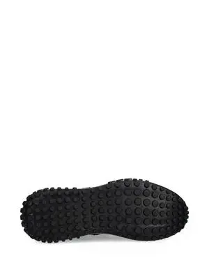 Versace Logo Detail Lace-up Sneakers - Red
