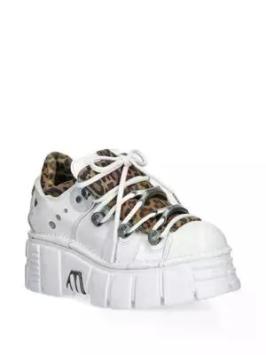 NEW ROCK 60mm Leopard Platform Sneakers