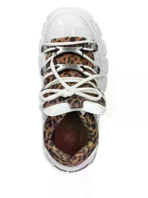 NEW ROCK 60mm Leopard Platform Sneakers