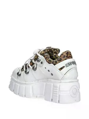 NEW ROCK 60mm Leopard Platform Sneakers