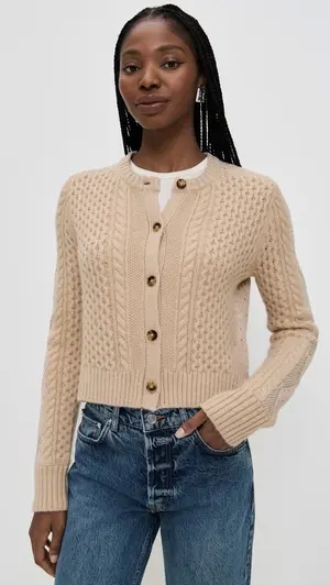 LA LIGNE Mini Nuage Cardigan - Oat
