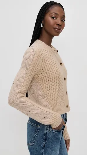 LA LIGNE Mini Nuage Cardigan - Oat