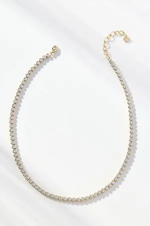 HART Bezel Tennis Necklace - Gold