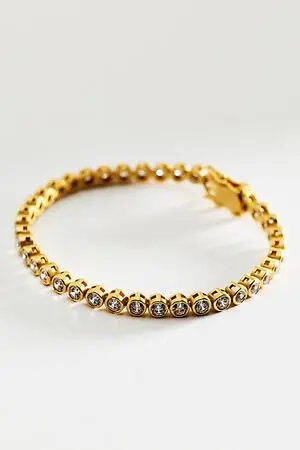 HART Bezel Tennis Bracelet - Gold