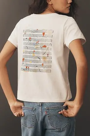 Anthropologie Amore Graphic T-shirt