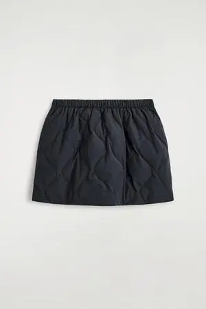 Cos Quilted Down Mini Skirt