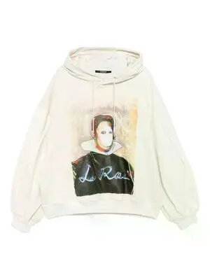 SONGZIO Portrait Painted Hoodie - Neutrals