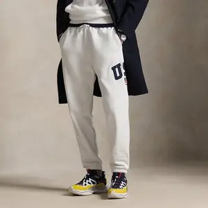 Ralph Lauren Flag Fleece Sweatpant - White
