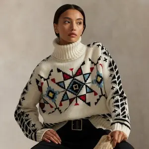 Ralph Lauren X Tópa Cloud Paths Turtleneck Sweater