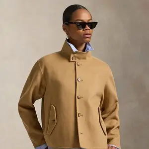 Ralph Lauren Double-faced Wool Jacket - Camel