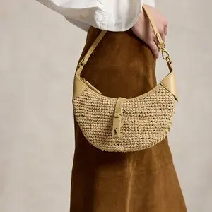 Ralph Lauren Raffia Shoulder Bags