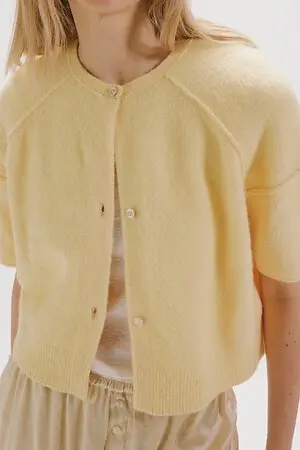 Free People See Me Softspun Cardigan - Sunlight