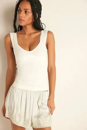 Free People City Slicker Short Sleeve Tee - Moonlight