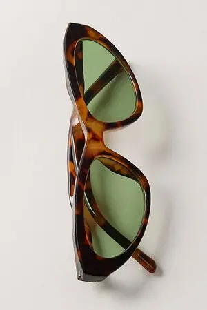 Free People Penny Twist Cat Eye Sunglasses - Tort/lake