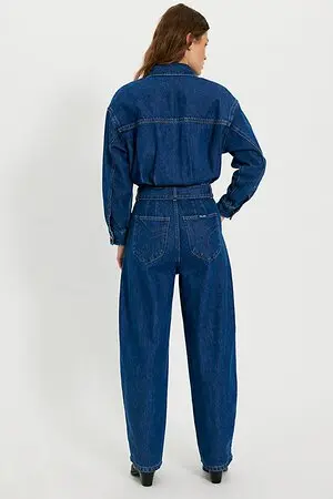 Rolla's Denim Barrel Jumpsuit