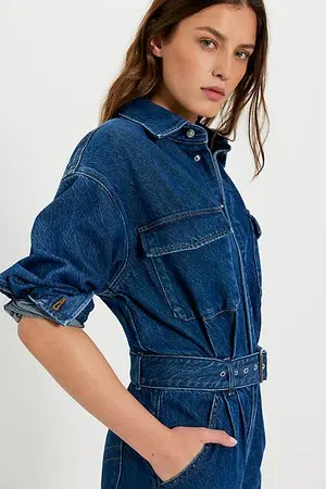Rolla's Denim Barrel Jumpsuit