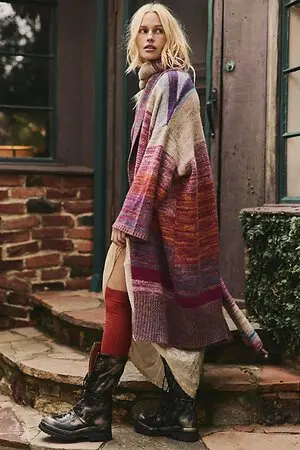 BALI Phoenix Maxi Cardigan With Scarf