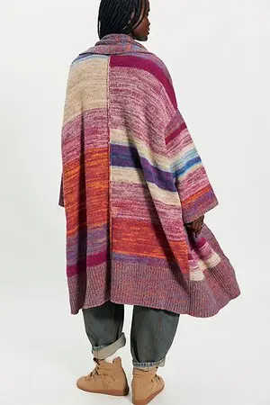 BALI Phoenix Maxi Cardigan With Scarf