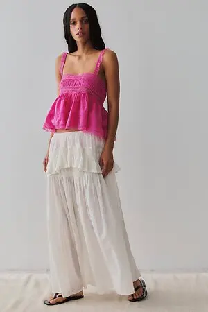 Free People Intimately Darling Dreams Cami - Fuchsia Flame