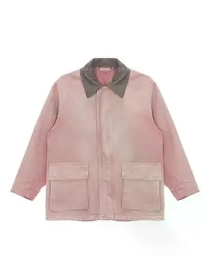 Auralee Contrasting-collar Jacket