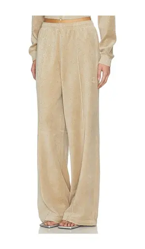 Alexander Wang Allover Hotfix Relaxed Pant