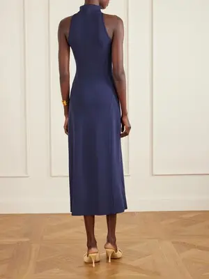 Cult Gaia Keller Stretch-knit Turtleneck Midi Dress