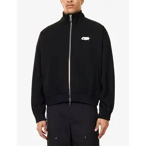 COLE BUXTON Logo-embroidered Funnel-neck Tracksuit Top