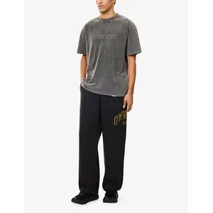REPRESENT Big Owners Club Graphic-print Cotton Joggers - Faded Black