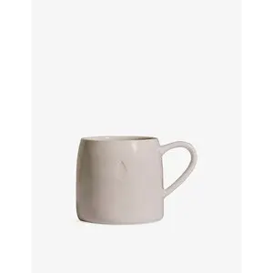 THE WHITE COMPANY Fir Tree Porcelain Mug 10cm - White