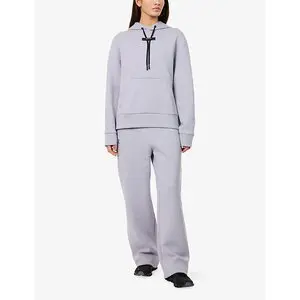 On Focus Tech Wide-leg Cotton-blend Jogging Bottoms