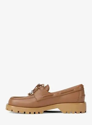 Michael Kors Kenny Leather Loafer - Brown