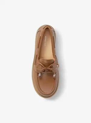 Michael Kors Kenny Leather Loafer - Brown