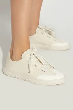 JIMMY CHOO Diamond Sneakers - Cream