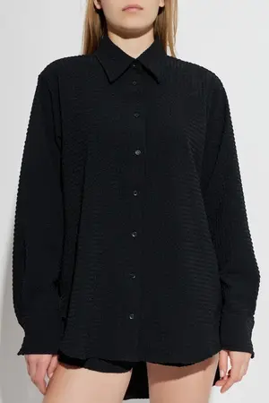 Hunza G Oversized Textured Shirt