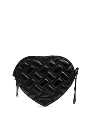 Kurt Geiger Kensington Heart Shoulder Bag - Black