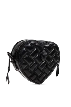 Kurt Geiger Kensington Heart Shoulder Bag - Black