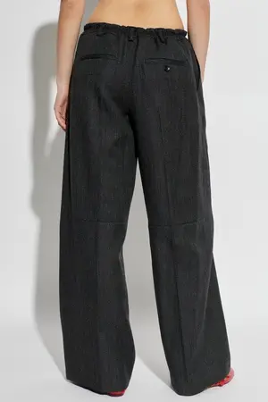 Alexander Wang Creased Trousers - Grey