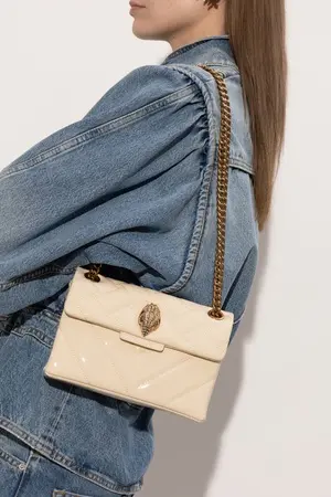 Kurt Geiger Mini Kensington Shoulder Bag - Cream