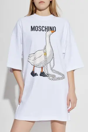 Moschino Printed T-shirt Dress