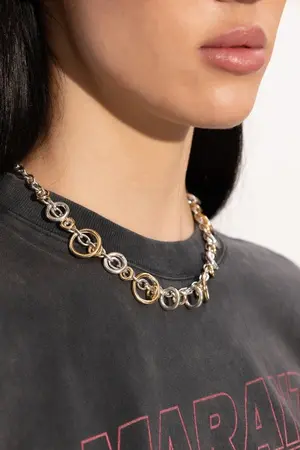 Isabel Marant Étoile Brass Link Necklace